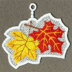 FSL Maple Leaves Embroidery Design | EmbroideryDesigns.com