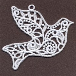 FSL Dove Hanger Embroidery Design | EmbroideryDesigns.com