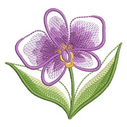 Orchid Embroidery Design | EmbroideryDesigns.com