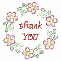Thank You Embroidery Design | EmbroideryDesigns.com