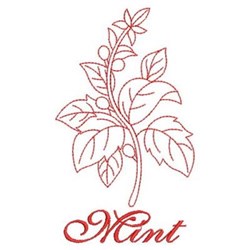 Redowrk Mint Embroidery Design | EmbroideryDesigns.com