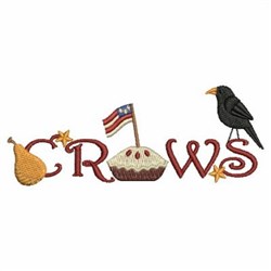 USA Crows Embroidery Design | EmbroideryDesigns.com