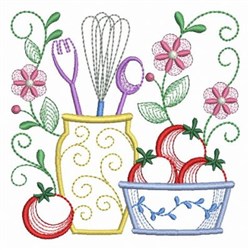Kitchen Utensils Embroidery Design | EmbroideryDesigns.com