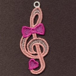 FSL Mini Musical Notes Embroidery Design | EmbroideryDesigns.com