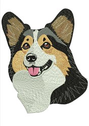 Corgi Embroidery Design | EmbroideryDesigns.com