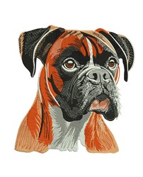 Boxer Embroidery Design | EmbroideryDesigns.com