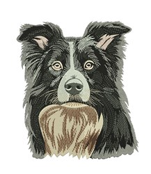 Border Collie Embroidery Design | EmbroideryDesigns.com