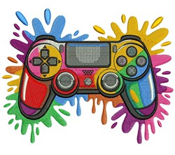 Game Controller Embroidery Design | EmbroideryDesigns.com
