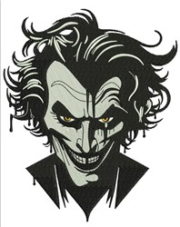 The Joker Embroidery Design | EmbroideryDesigns.com