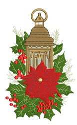Holiday Lantern Embroidery Design | EmbroideryDesigns.com