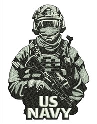 US Navy Embroidery Design | EmbroideryDesigns.com