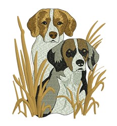 Hunting Dogs Embroidery Design | EmbroideryDesigns.com