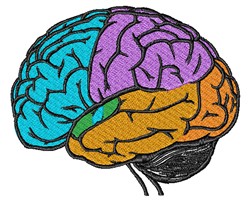 Human Brain Embroidery Design | EmbroideryDesigns.com