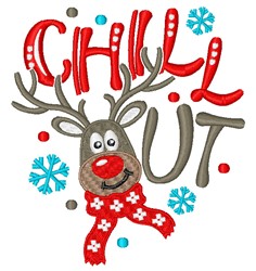 Chill Out Embroidery Design | EmbroideryDesigns.com