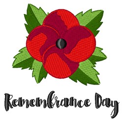 Remembrance Day Embroidery Design | EmbroideryDesigns.com