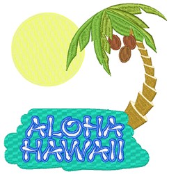 Aloha Hawaii Embroidery Design | EmbroideryDesigns.com