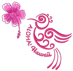 Aloha Hawaii Embroidery Design | EmbroideryDesigns.com
