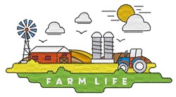 Farm Life Embroidery Design | EmbroideryDesigns.com