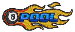 8 Ball Pool Embroidery Design | EmbroideryDesigns.com