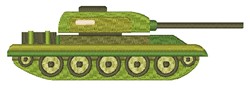 Military Tank Embroidery Design | EmbroideryDesigns.com
