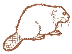 Beaver Embroidery Design | EmbroideryDesigns.com