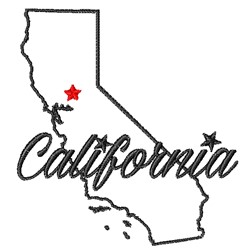 California Embroidery Design | EmbroideryDesigns.com