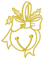 Christmas Bell Embroidery Design | EmbroideryDesigns.com