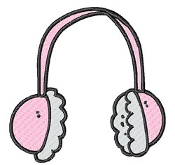 Earmuffs Embroidery Design | EmbroideryDesigns.com