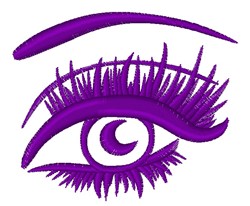 Female Eye Embroidery Design | EmbroideryDesigns.com
