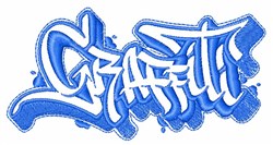 Graffiti Embroidery Design | EmbroideryDesigns.com