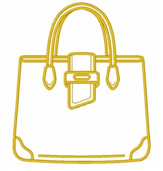 Purse Outline Embroidery Design | EmbroideryDesigns.com