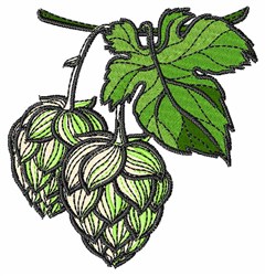 Realistic Hops Embroidery Design | EmbroideryDesigns.com