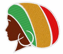 African Woman Embroidery Design | EmbroideryDesigns.com