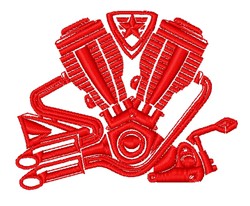 Car Engine Embroidery Design | EmbroideryDesigns.com