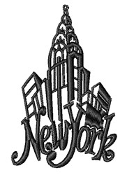 New York Embroidery Design | EmbroideryDesigns.com