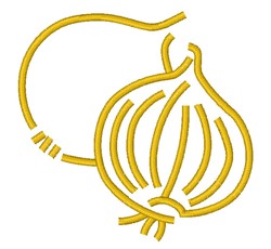 Onions Outline Embroidery Design | EmbroideryDesigns.com