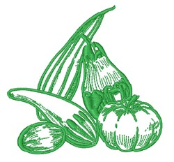 Vegetables Embroidery Design | EmbroideryDesigns.com