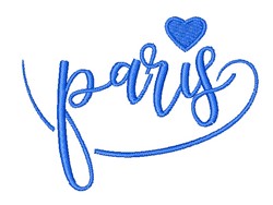 Paris Embroidery Design | EmbroideryDesigns.com