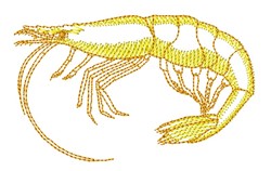 Shrimp Embroidery Design | EmbroideryDesigns.com