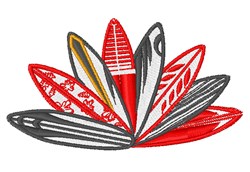 Surfboards Embroidery Design | EmbroideryDesigns.com