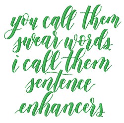 Swear Words Embroidery Design | EmbroideryDesigns.com