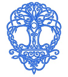 Celtic Tree Embroidery Design | EmbroideryDesigns.com