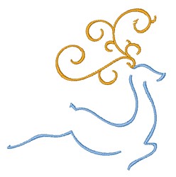 Deer Outline Embroidery Design | EmbroideryDesigns.com