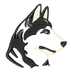 Husky Head Embroidery Design | EmbroideryDesigns.com