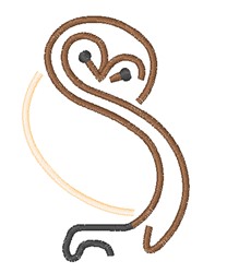 Owl Outline Embroidery Design | EmbroideryDesigns.com