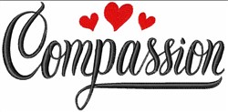 Compassion Embroidery Design | EmbroideryDesigns.com