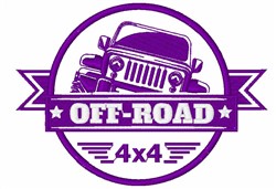 Off-Road 4x4 Embroidery Design | EmbroideryDesigns.com