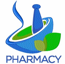 Pharmacy Embroidery Design | EmbroideryDesigns.com