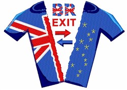 Brexit Shirt Embroidery Design | EmbroideryDesigns.com