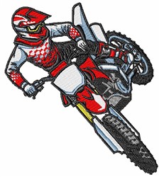 Motocross Embroidery Design | EmbroideryDesigns.com